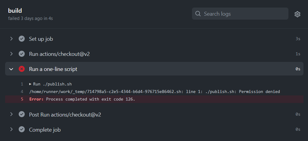 GitHub Actions Fixing The Permission Denied Error For Shell Scripts Aileen r